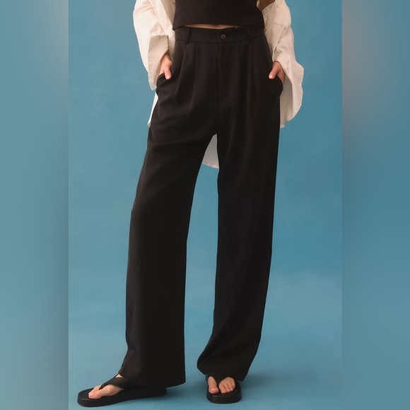 Reformation | Pants & Jumpsuits | Nwt Reformation Mason Black High Rise ...